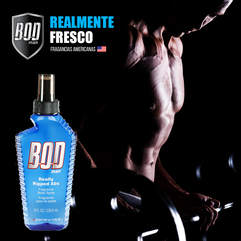 Bod Man Really Ripped Abs Body Splash 236ml – Paris Success